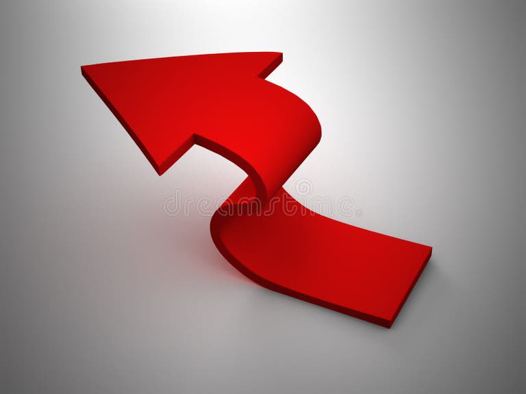 Big Red Arrow Stock Illustrations – 3,090 Big Red Arrow Stock ...