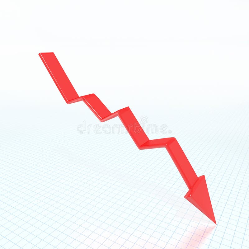 Red arrow stock illustration. Illustration of arrow, moving - 7458566