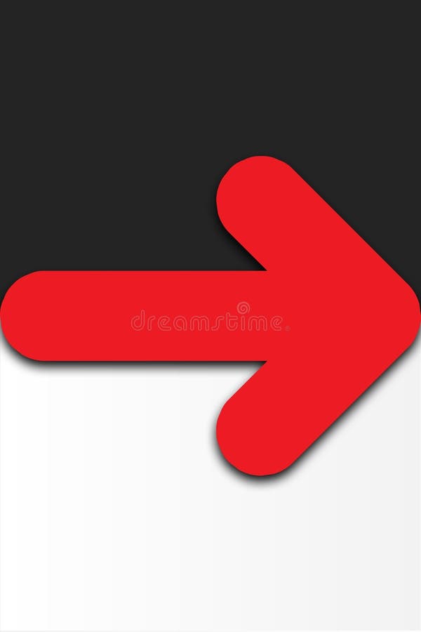 Red Arrow Abstract Cover Template Bundle Set with Black and White ...