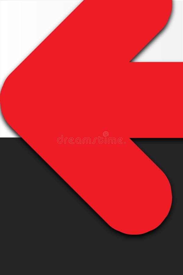 Red Arrow Abstract Cover Template Bundle Set with Black and White ...