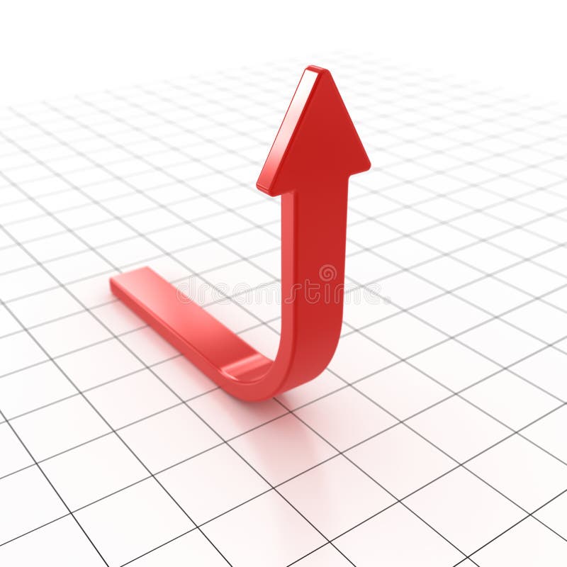 Red arrow stock illustration. Illustration of grow, arrow - 56741328