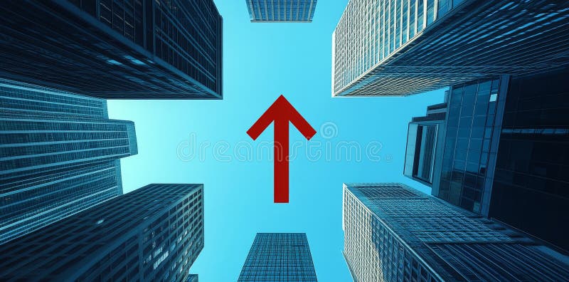 The Red Arrow Graph Photo, Illustrating a Strategic Flow, Depicts ... The Red Arrow Graph Photo, Illustrating a Strategic Flow, Depicts ...