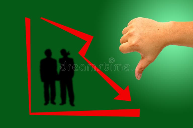 Red arrow with hand stock photo. Image of finger, young - 30989642