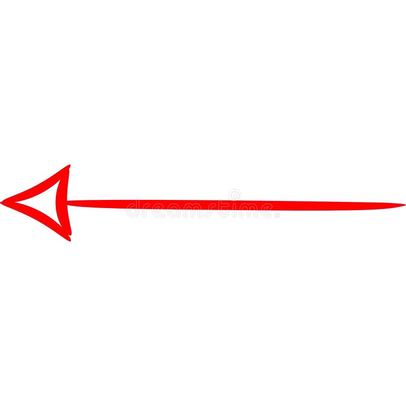 Arrow in red circle stock illustration. Illustration of symbol - 290821053