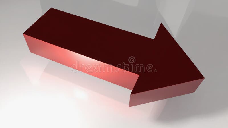 Red Arrow Key stock photo. Image of forward, modern - 376594900