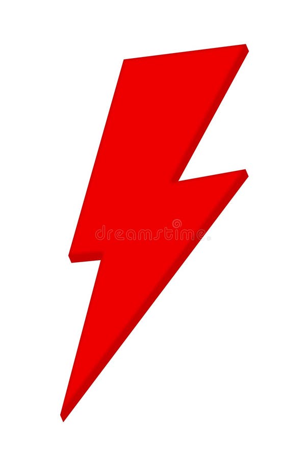 Arrow lightning icon stock vector. Illustration of electricity - 306275256