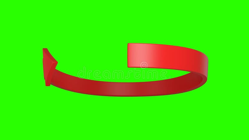 Red Arrow Loopable 4k Seamless Loop. Loading Arrow Animation of ...