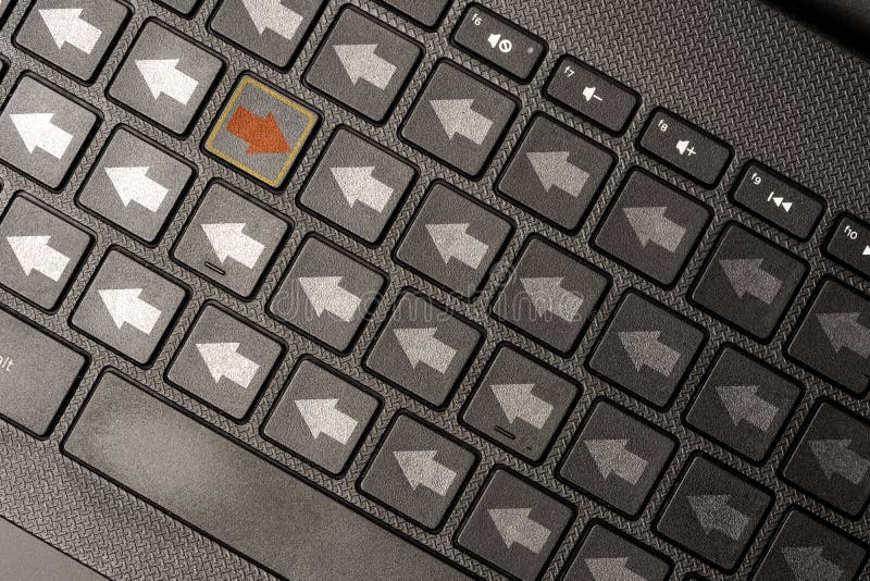 Red Arrow Opposite Direction with White Arrows Which Print Screen on ...