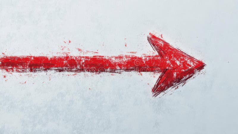 Red Arrow Paints the Future, Show Direction with Directional Concepts ...