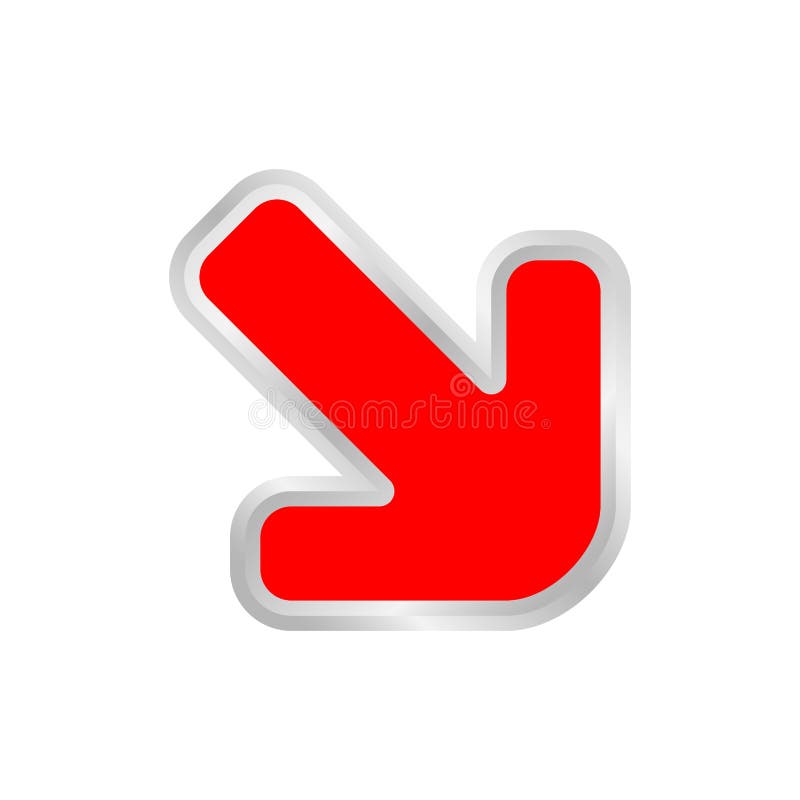 Red Arrow Pointing Right Down, Clip Art Red Arrow Icon Pointing for ... Red Arrow Pointing Right Down, Clip Art Red Arrow Icon Pointing for ...
