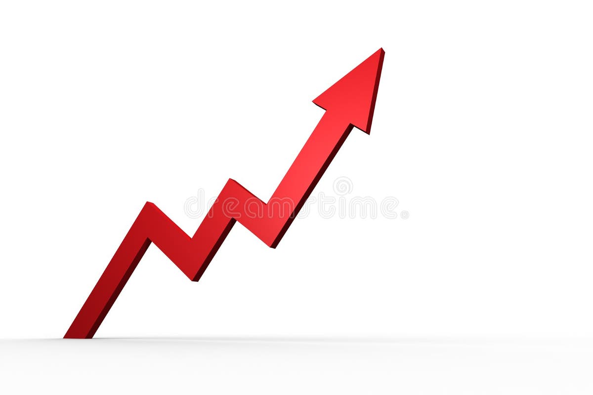 Red Growth Arrow No Background Stock Illustrations – 251 Red Growth ...