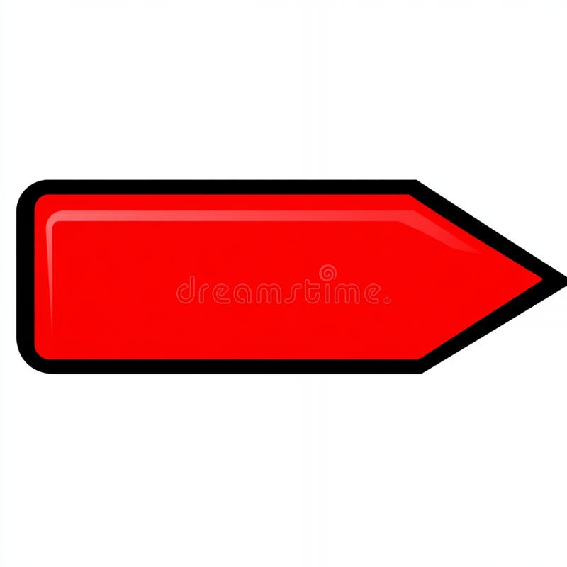 Red Arrow Shape Button Design Element Graphic Resource Ui Ux Art Web ...