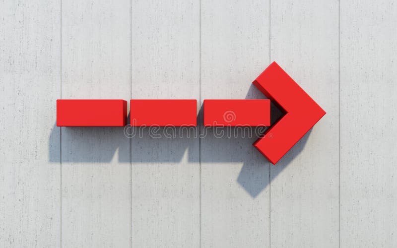 Rising arrow stock illustration. Illustration of growth - 2234034