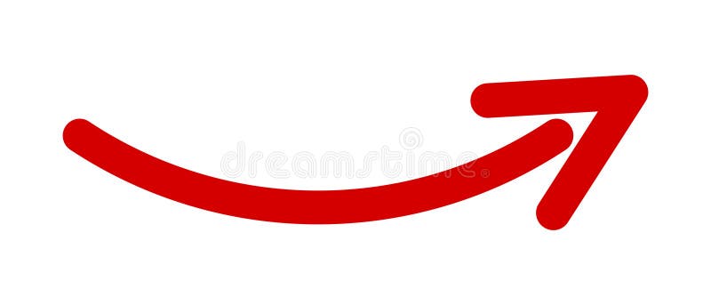 Red arrow stock vector. Illustration of icon, arrow - 303632346