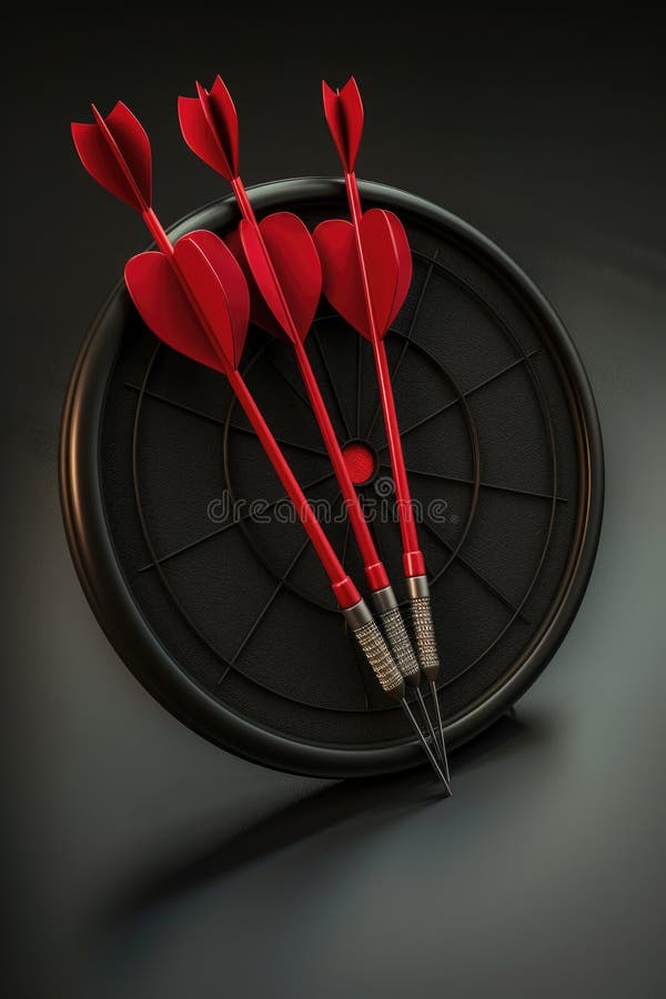 Red Arrowheads in Target stock image. Image of outdoor - 371751285