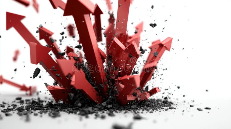 Breaking through Barriers stock illustration. Illustration of success ...