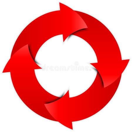 Red Circle Arrows Stock Illustrations – 13,462 Red Circle Arrows Stock ...