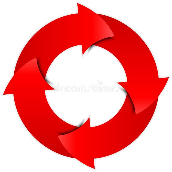 Red Circle Arrows Stock Illustrations – 13,462 Red Circle Arrows Stock ...