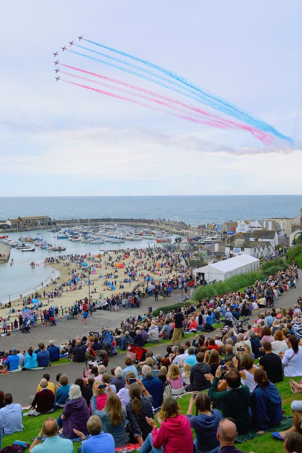 Red Arrows editorial stock image. Image of colourful - 74671349