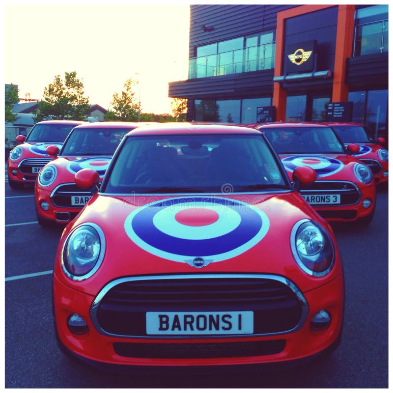 Red arrows editorial image. Image of minicoopers, airshow - 42596720