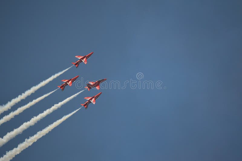 Red arrows editorial photography. Image of closer, flying - 99176567