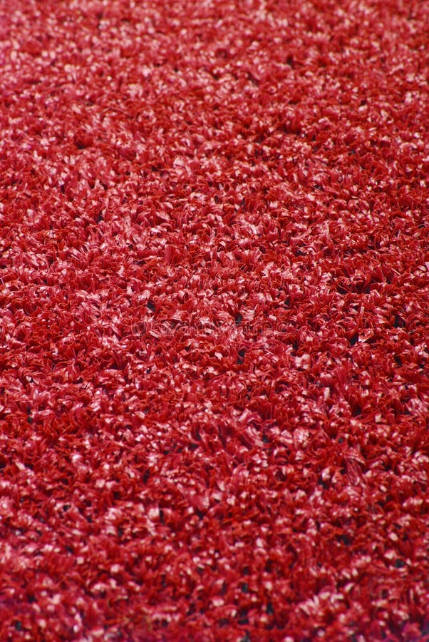 Red Artificial Carpet Grass Stock Photo - Image of golf, grass: 41881178