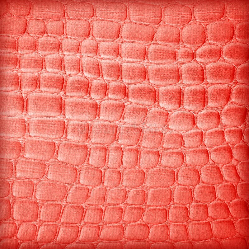 The Red Artificial Leather Texture As Background Stock Image - Image of ...