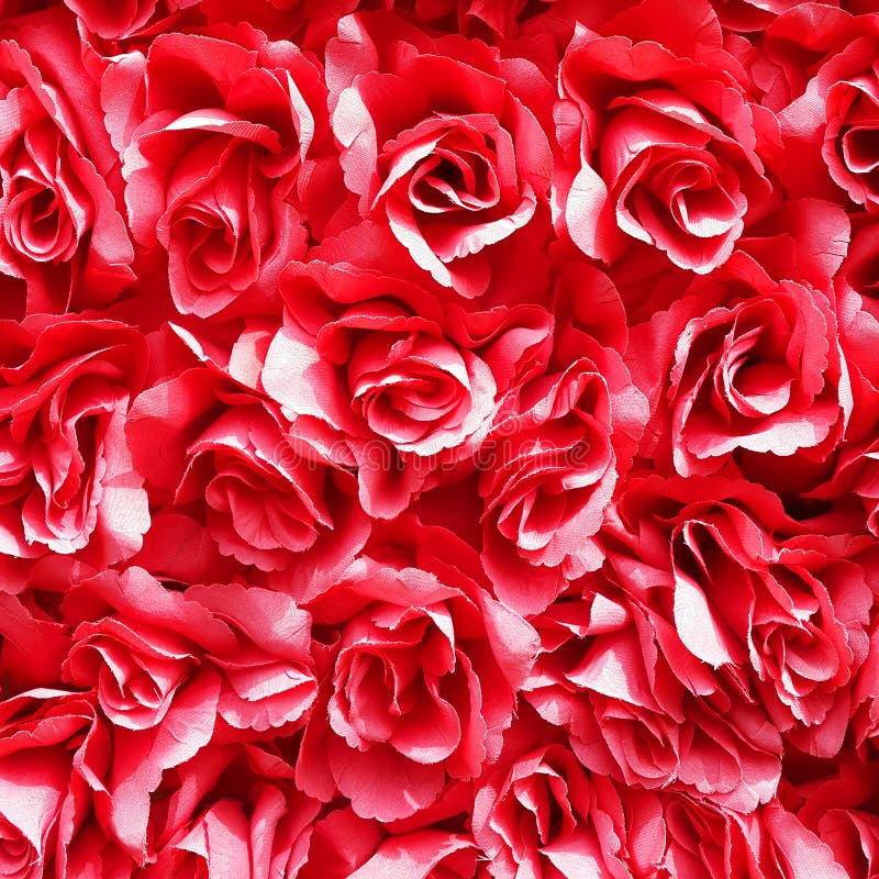 Red Artificial Rose stock photo. Image of closeup, festive - 61285628