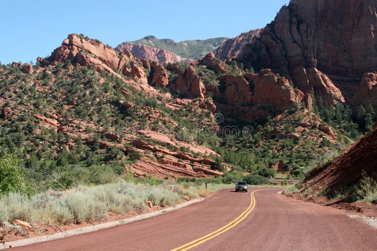 Red asphalt stock image. Image of line, moving, motorway - 1552521