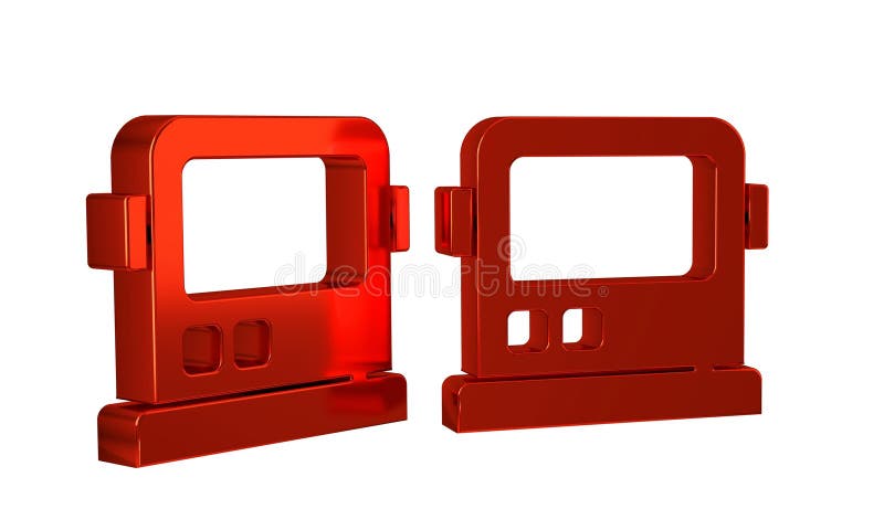 Red Astronaut Helmet Icon Isolated on Transparent Background. Stock ...