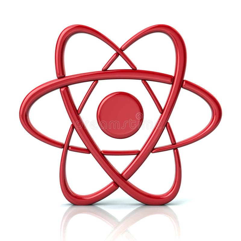 Atom Icon Vector, Atom Symbols on White Background. Stock Vector ...