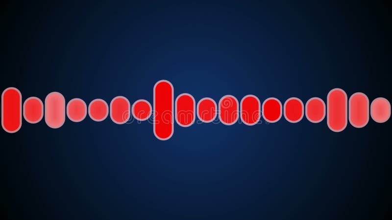 Red audio graphic stock video footage. Video of mystic - 37192352