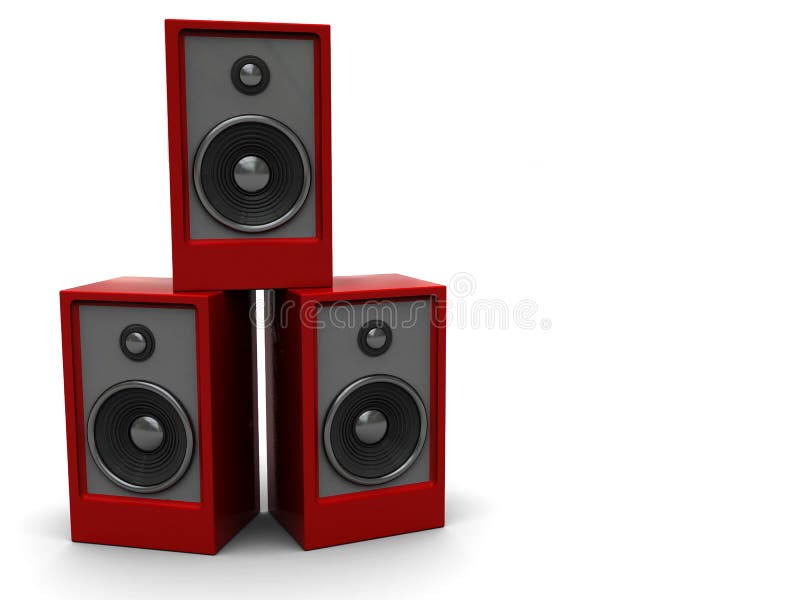 Big Red Loud Speaker Stock Illustrations – 164 Big Red Loud Speaker ...