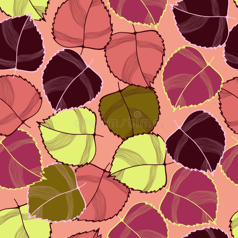 Red autumn stock vector. Illustration of textile, wrapping - 58331651