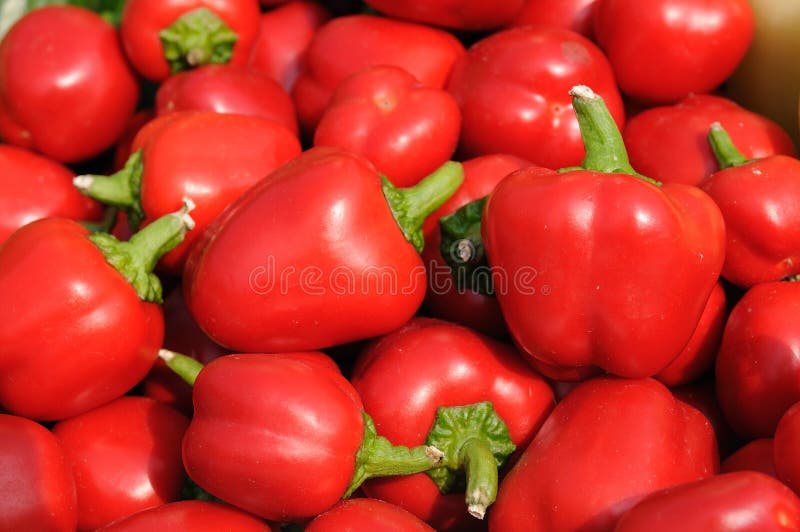 Red baby peppers stock photo. Image of food, freshness - 25335850