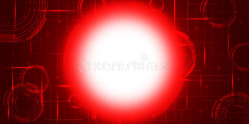 Red Background Abstract with Lighting Lines Digital Concept Stock ...