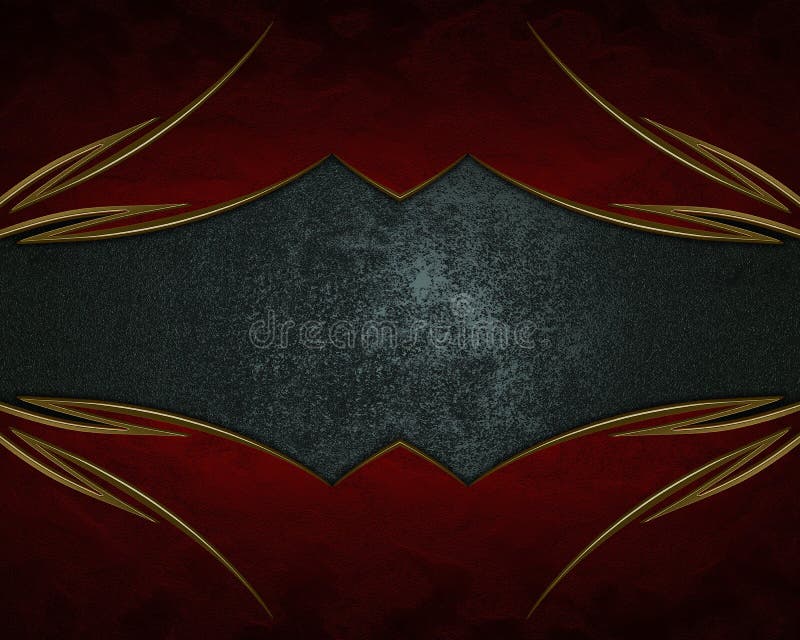 Red Background with a Blue Nameplate. Element for Design. Template for ...