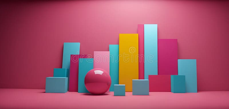 Red Background, with Color Zone, Bright and Contrasting in Color ...