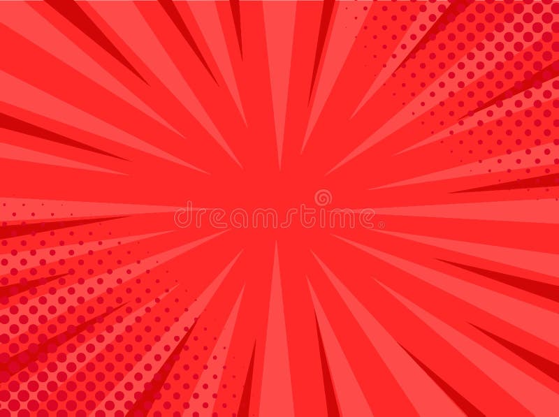 COMIC RED BACKGROUND stock vector. Illustration of element - 215032589