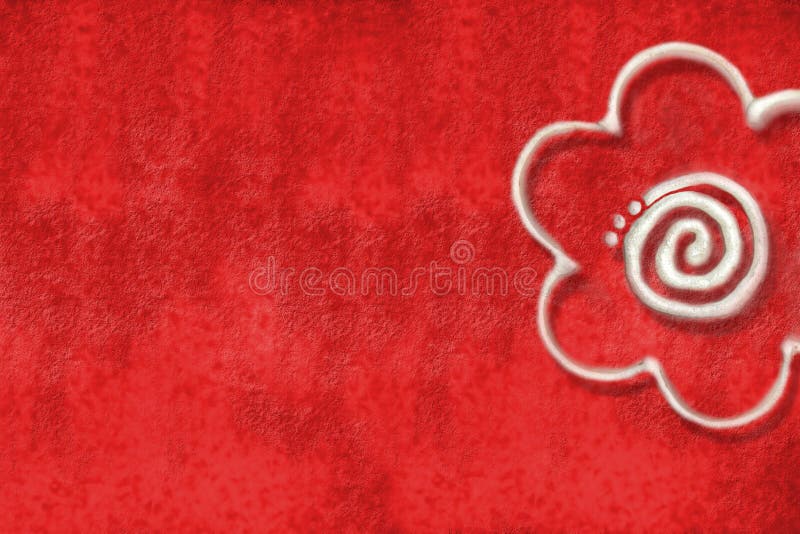 Red background with daisy stock photo. Image of page - 18955032