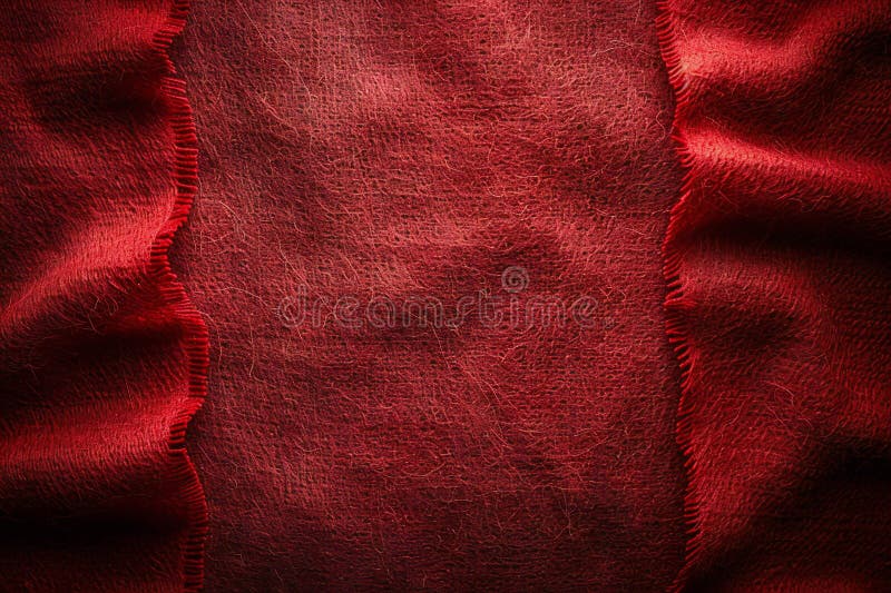 Red Background, Dark Red Color Tone, Texture of Felt Fabric, Soft Light ...