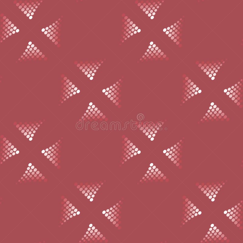 Red Background with Dotted Motif Stock Illustration - Illustration of ...