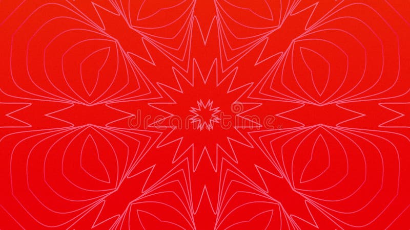 Red Background with Floral Pattern and Rays. Stock Video - Video of ...