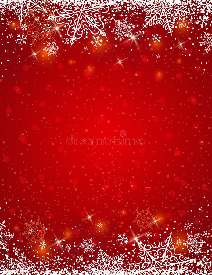 Red Background Frame Snowflakes Vector Stock Illustrations – 10,095 Red ...