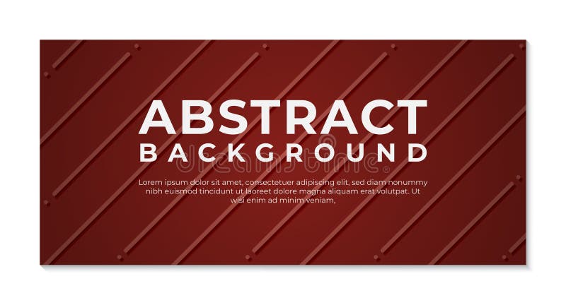 Red Background Geometric Cut Line Geometric Banner Design Stock Vector ...