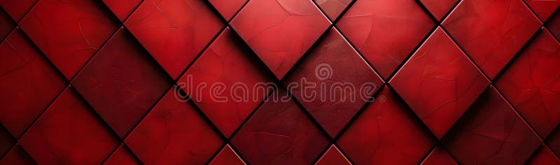 Abstract Red Diamond Pattern Background Stock Illustration ...