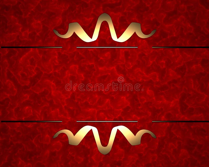 Black Background with Golden Band Stock Illustration - Illustration of ...