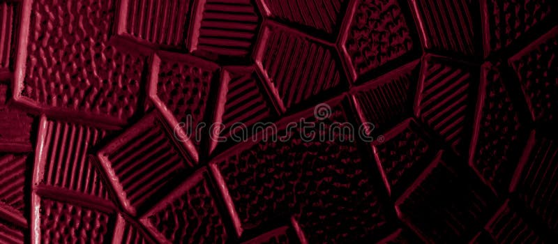 Red Background of Irregular Shapes Stock Image - Image of wallpaper ...