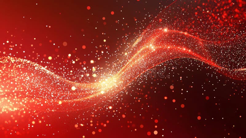 Red Background with Line Art Star Explosion Stock Image - Image of ...