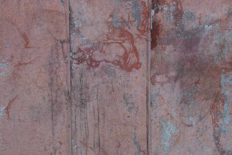 Red Metal Texture from Old Dirty Iron Wall Stock Photo - Image of ...